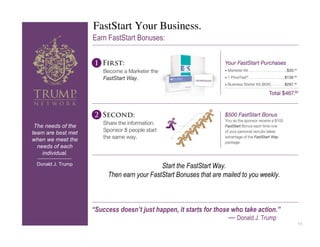 1. Trump Network Business | PDF