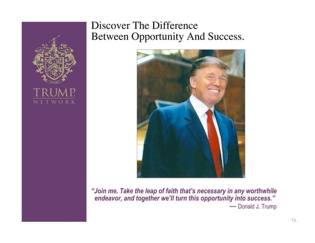 1. Trump Network Business | PDF
