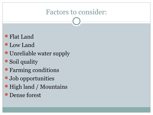 1.b why do people live where they do | PPT