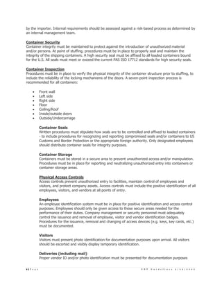 1. c tpat minimum security criteria | PDF