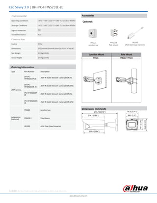 1 cam 2 mp - dh-ipc-hfw5231e-ze | PDF