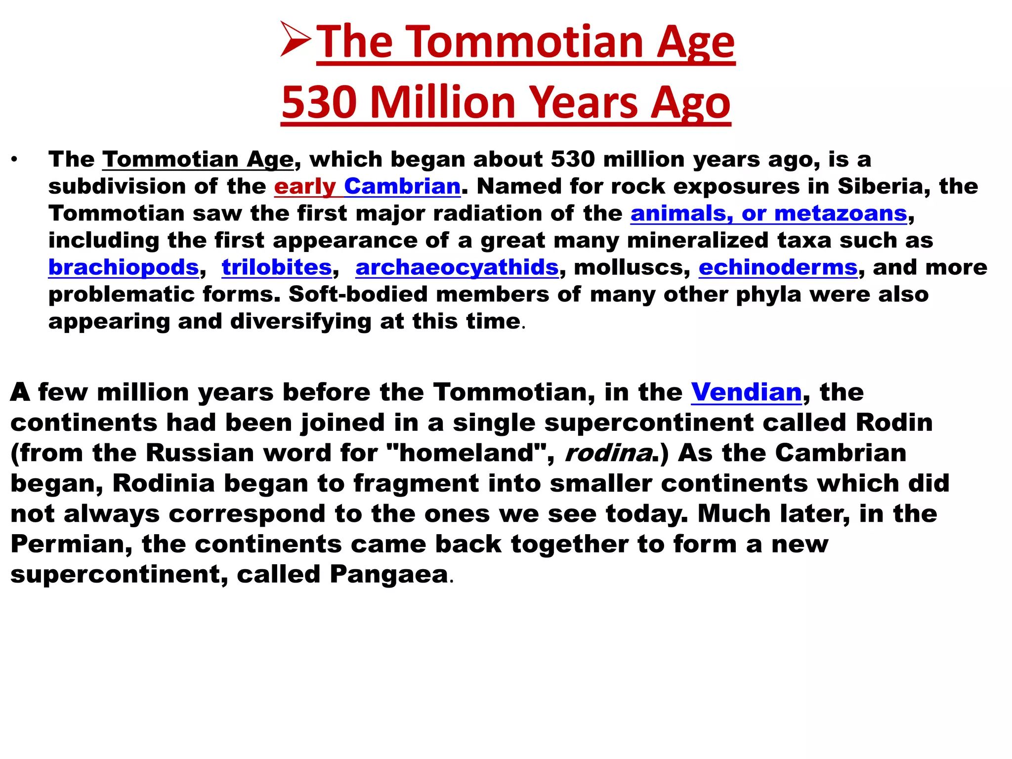 Cambrian-Ordovician Periods | PPTX