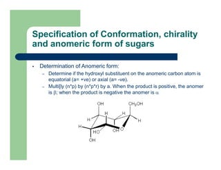 Carbohydrates ppt biochemistry pharmacy for students | PPTX