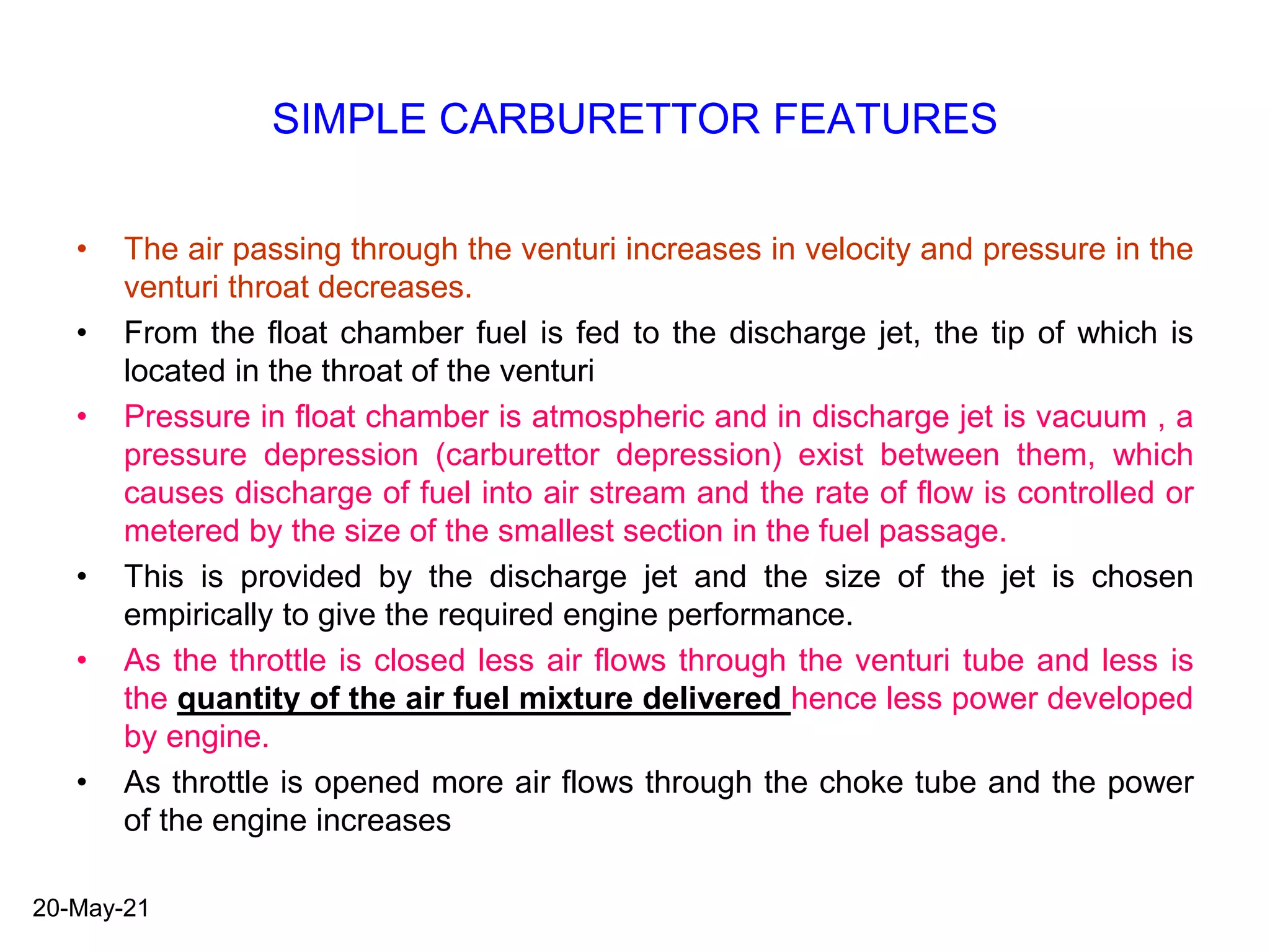Carburetors | PPTX