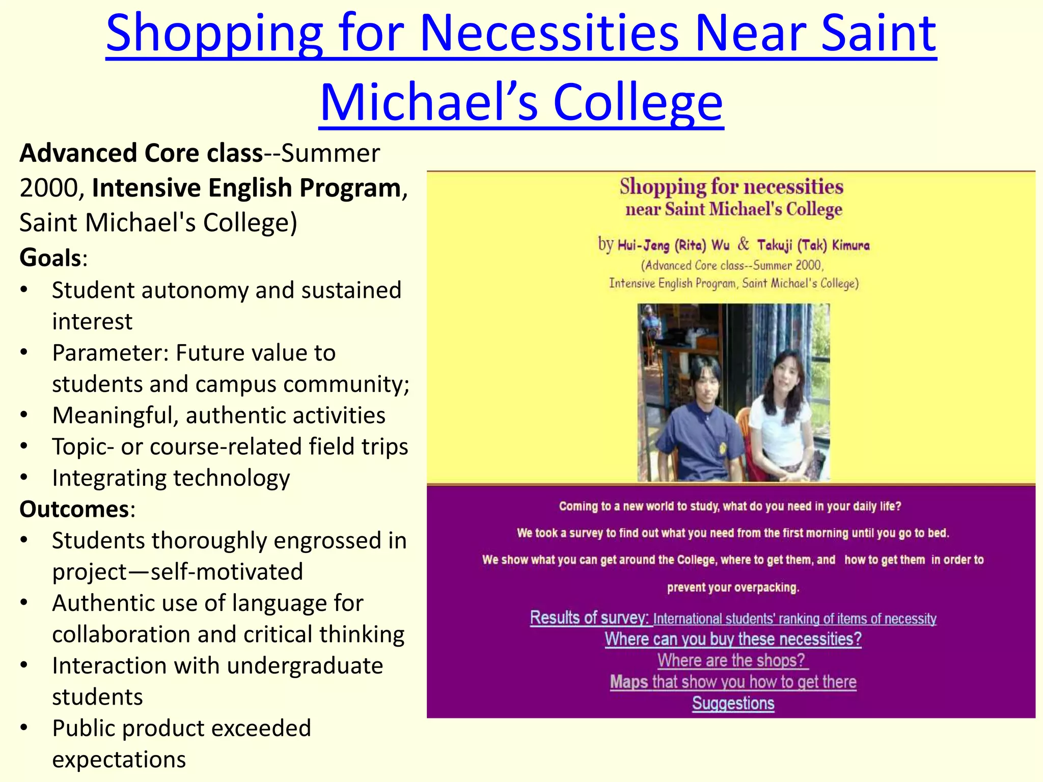 Project-Based Learning (PBL), Content-based Instruction (CBI), and CALL ...