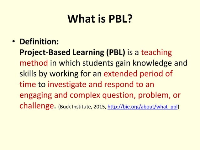 Project-Based Learning (PBL), Content-based Instruction (CBI), and CALL: A framework for English ...