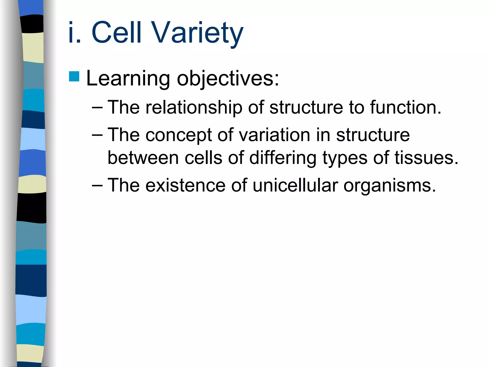 1. Cells | PPT | Biological Sciences | Science