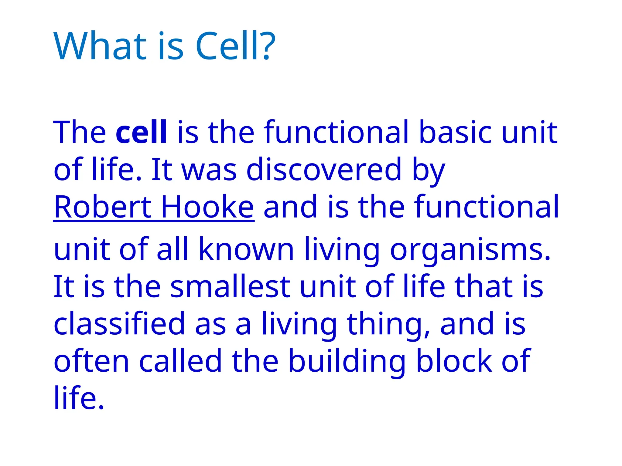 Cells and cell theory Biology For Engineers | PPT