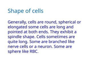 Cells and cell theory Biology For Engineers | PPT