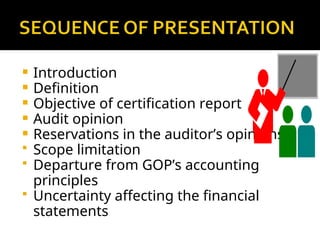 1- Certification Report and Types of Opinion.ppt