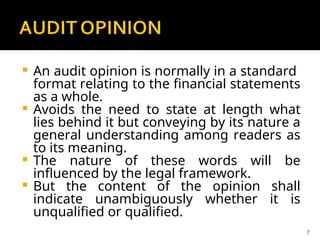 1- Certification Report and Types of Opinion.ppt