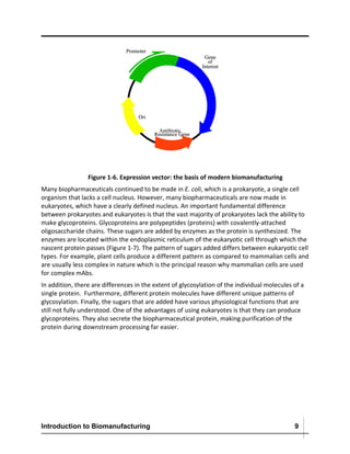 Introduction to Biomanufacturing process | PDF