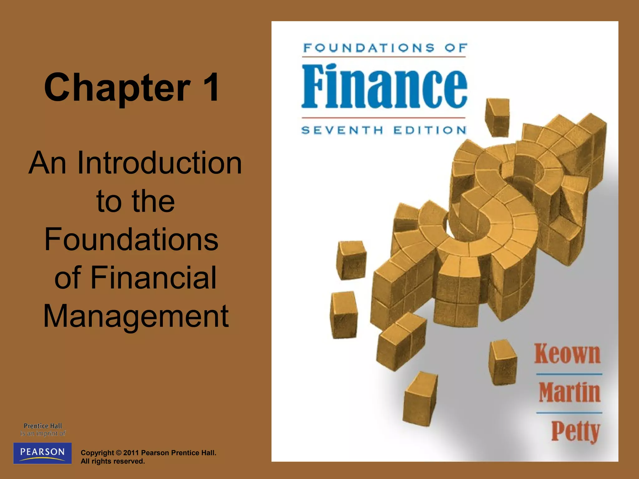1. chapter 1 introduction of Finance | PPT