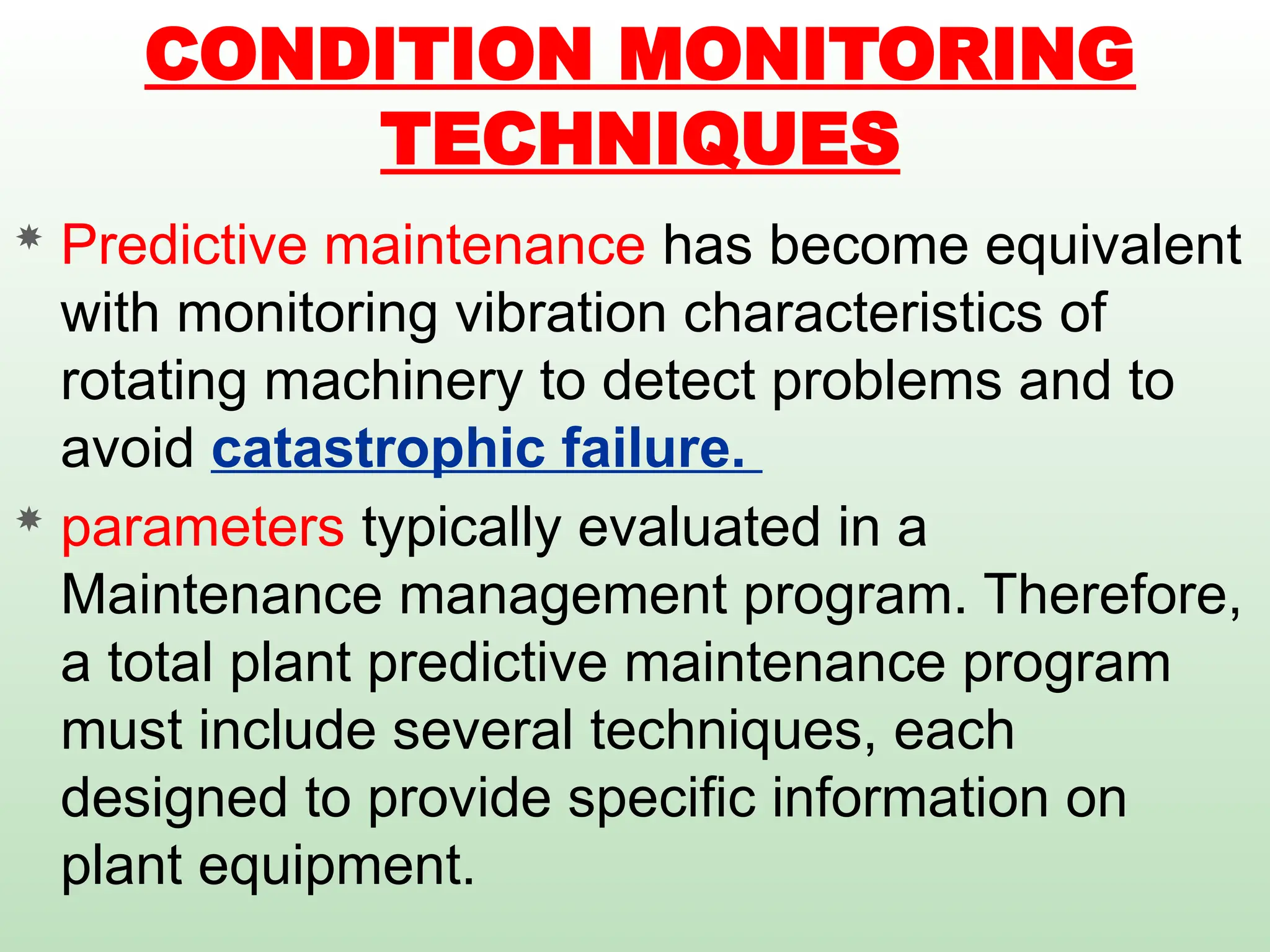1- Chapter condition monitoring..pffffptx | PPTX
