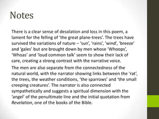 1.charlotte mew _the_trees_are_down | PPTX