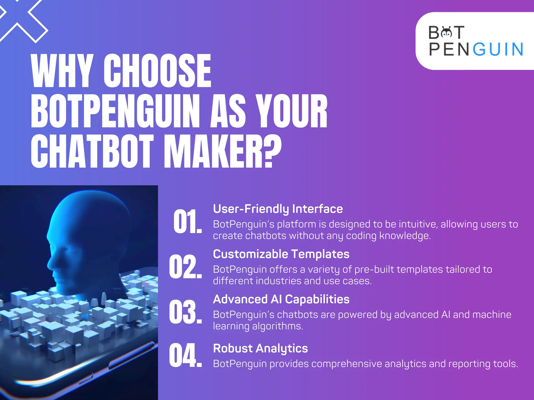 Try the new Chatbot Makers by Bot Penguin | PPT