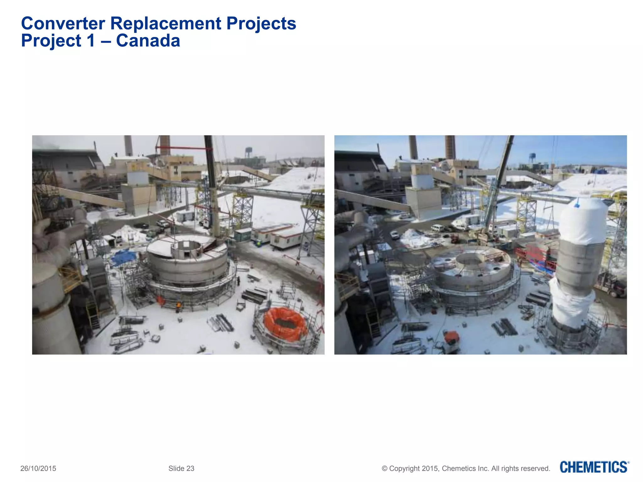 Sulphuric Acid Plant Converter Replacement Projects - Chemetics ...
