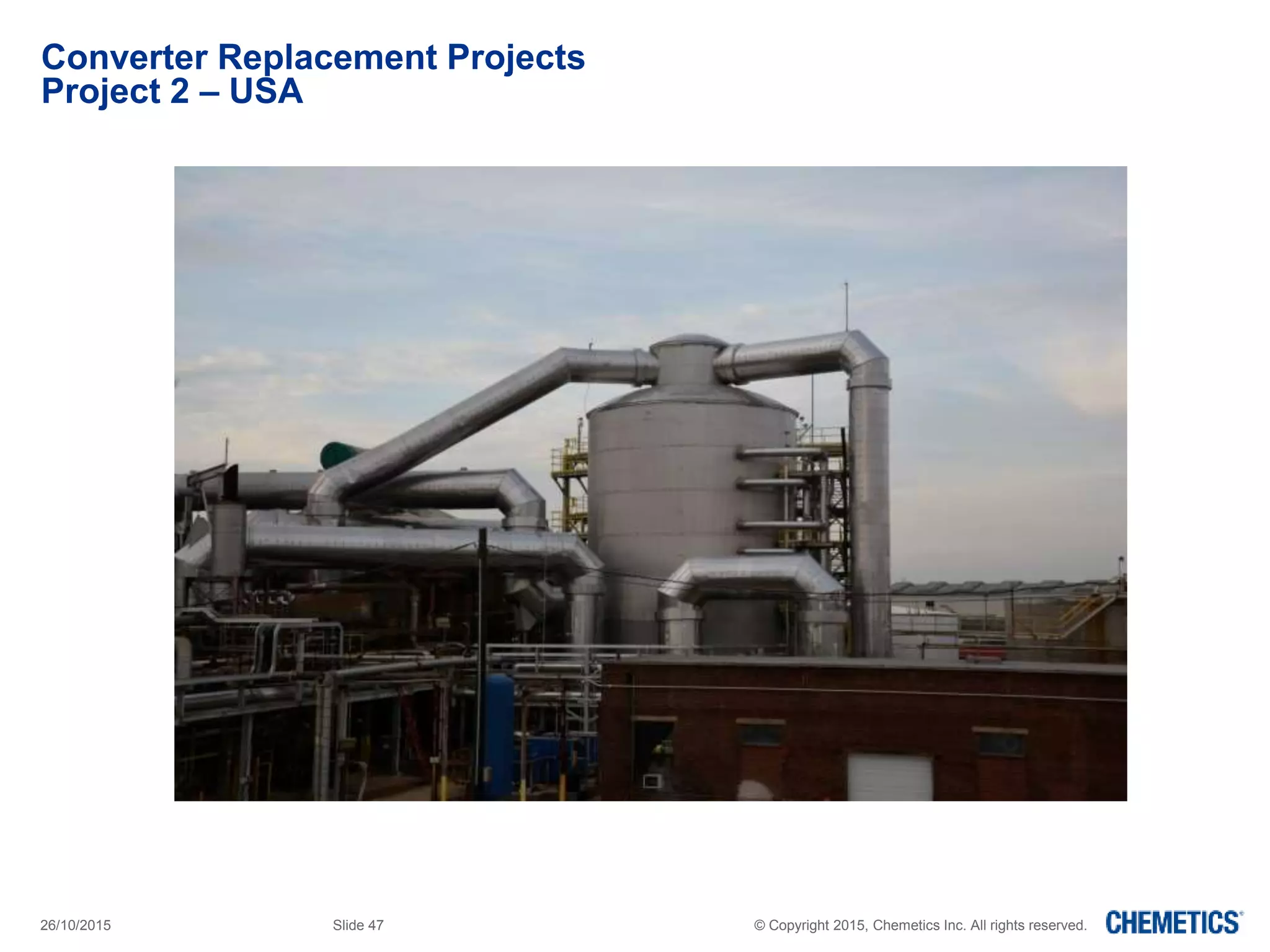 Sulphuric Acid Plant Converter Replacement Projects - Chemetics ...