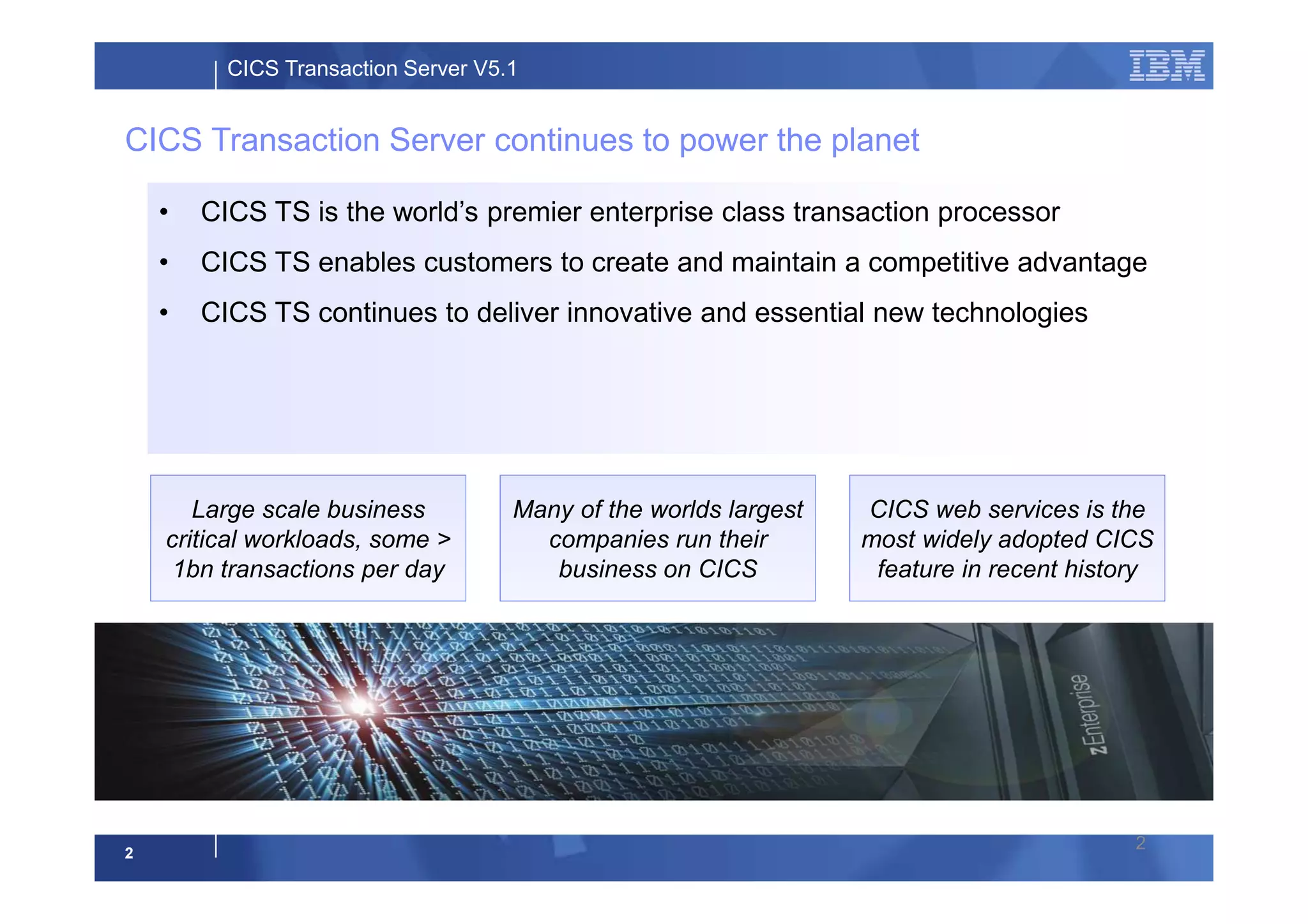 CICS TS V5 Technical Overview | PDF