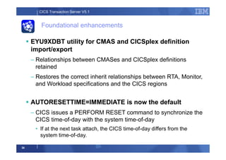 CICS TS V5 Technical Overview | PDF