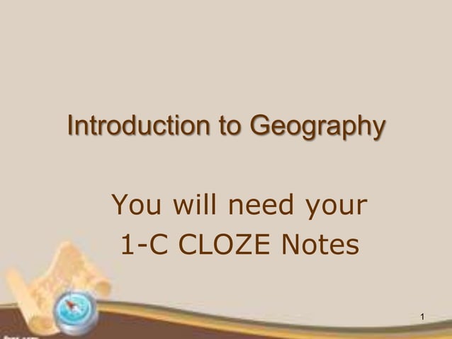 1 c intro to geography 2013 2014 | PPTX