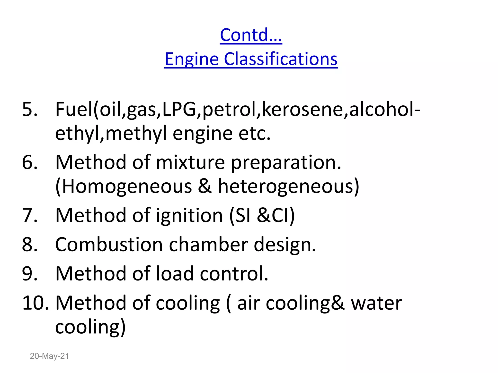 1 Classification And Valve Timing Ppt