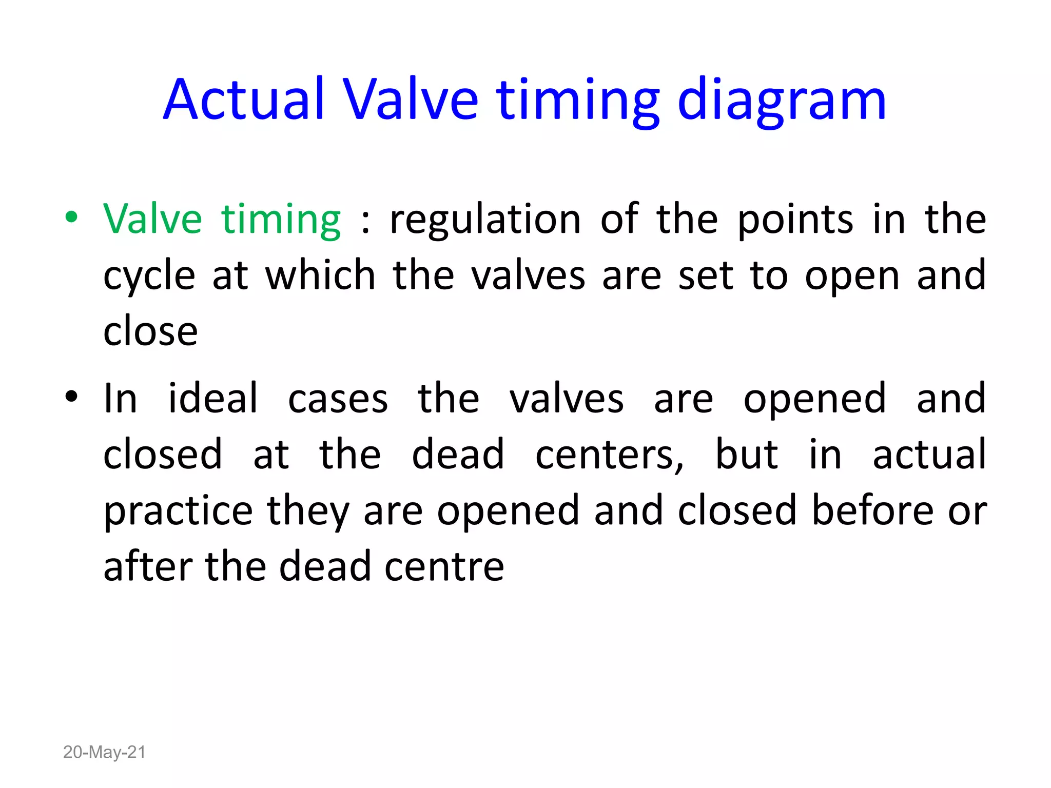 1 Classification And Valve Timing Ppt
