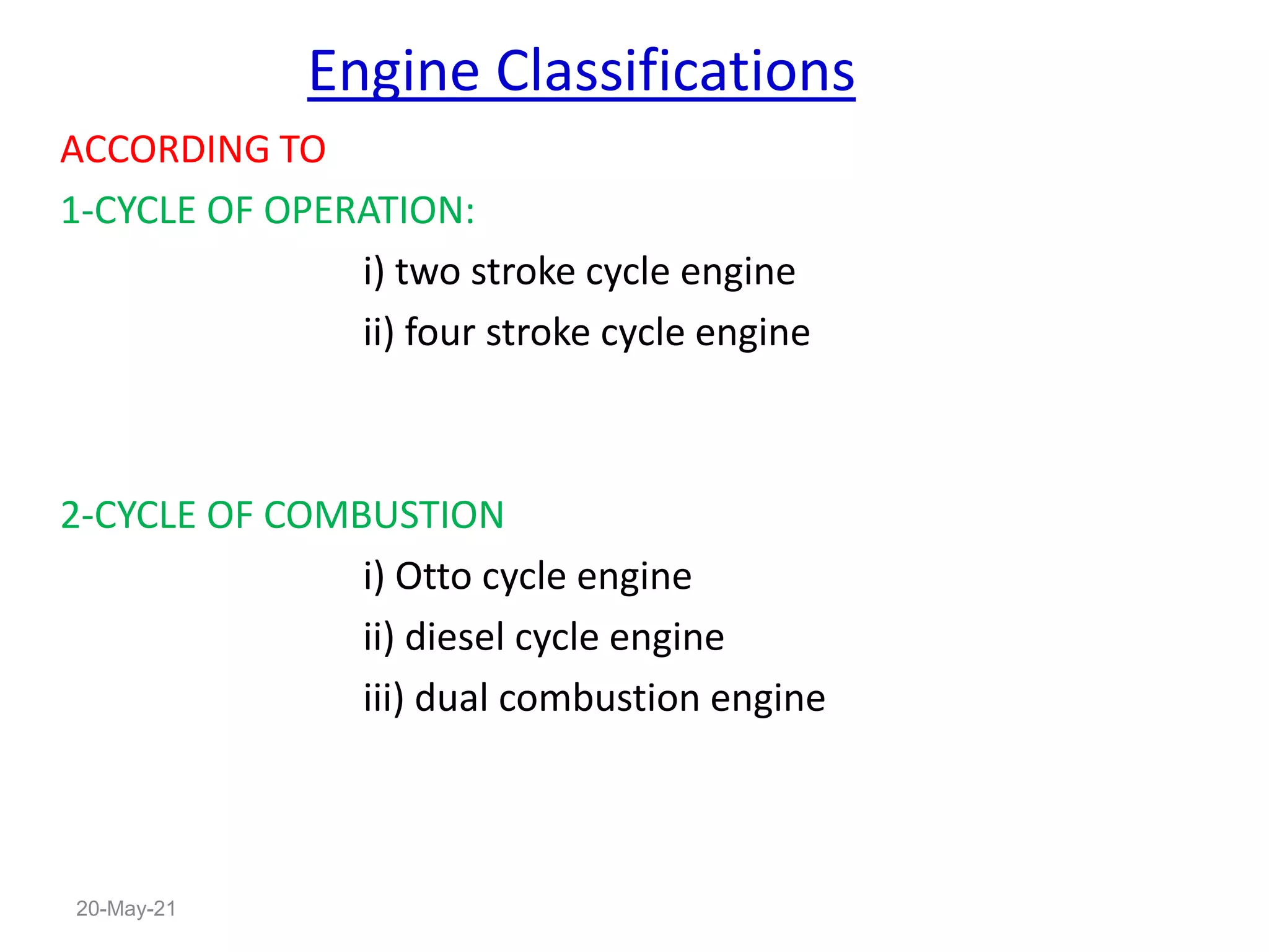 1 Classification And Valve Timing Ppt