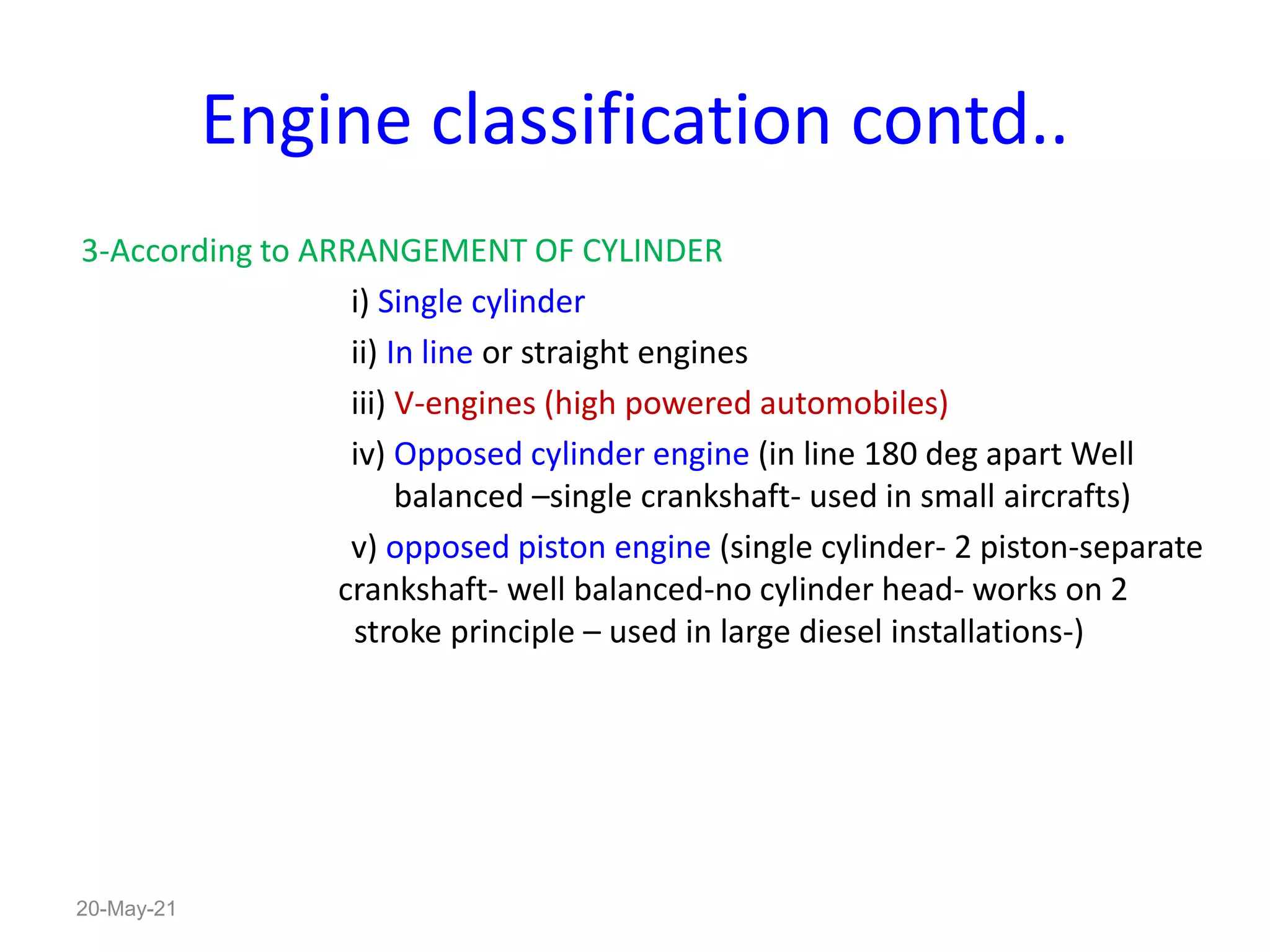 1 classification & valve timing | PPT