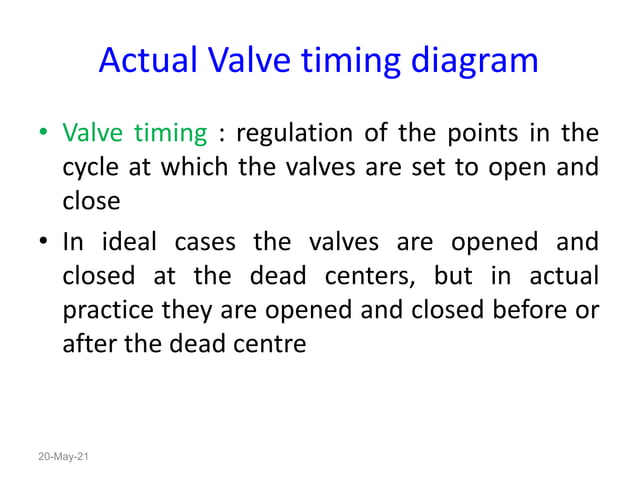 1 Classification And Valve Timing Ppt