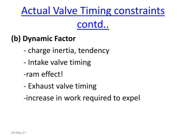 1 Classification And Valve Timing Ppt