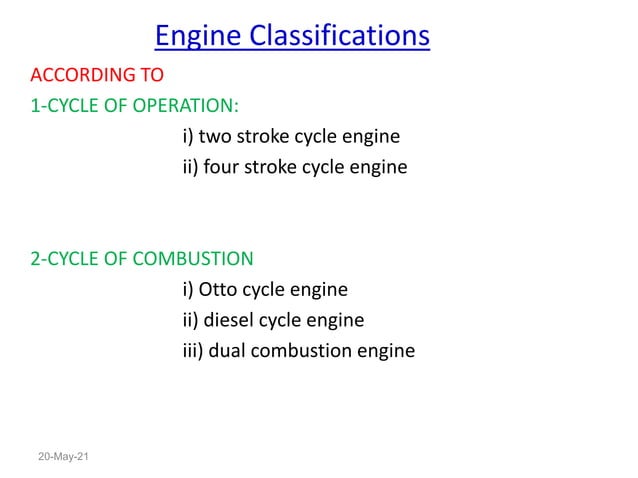 1 classification & valve timing | PPT
