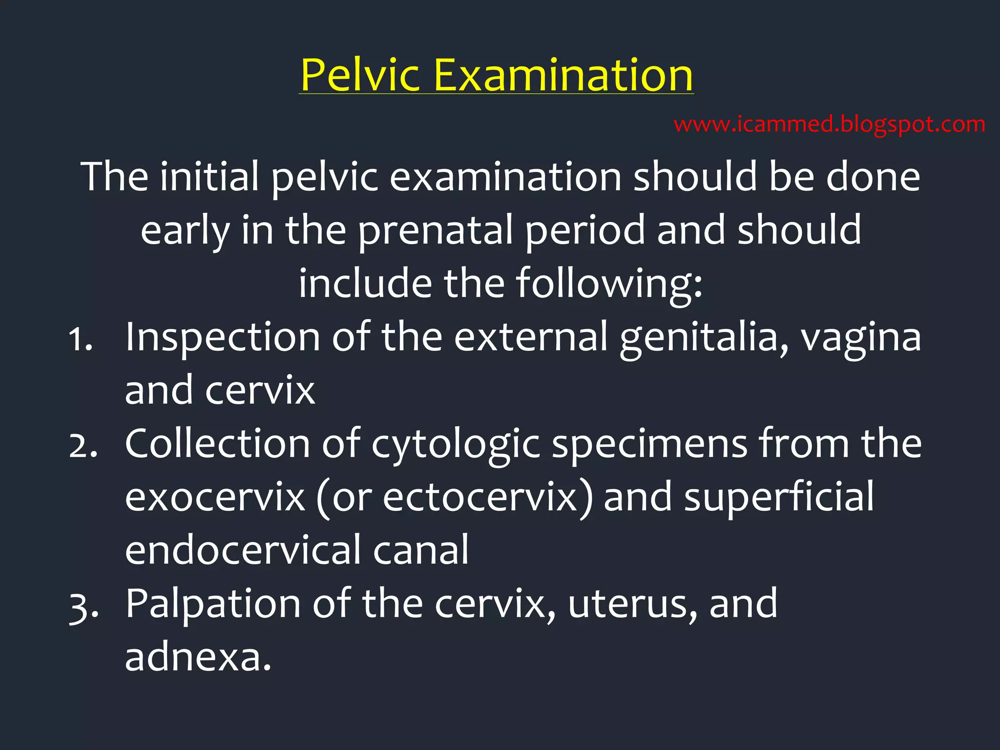 Clinical Obstetrics ( History and Examination ) | PPTX