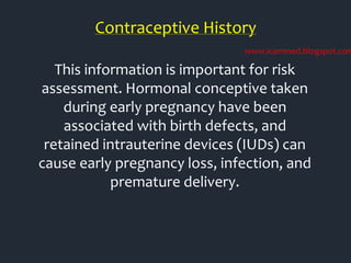 Clinical Obstetrics ( History and Examination ) | PPTX