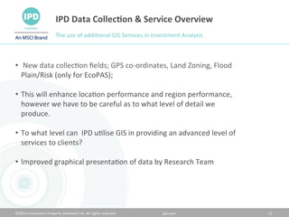 IPD Data Collection & Service Overview by Colm Lauder | PDF