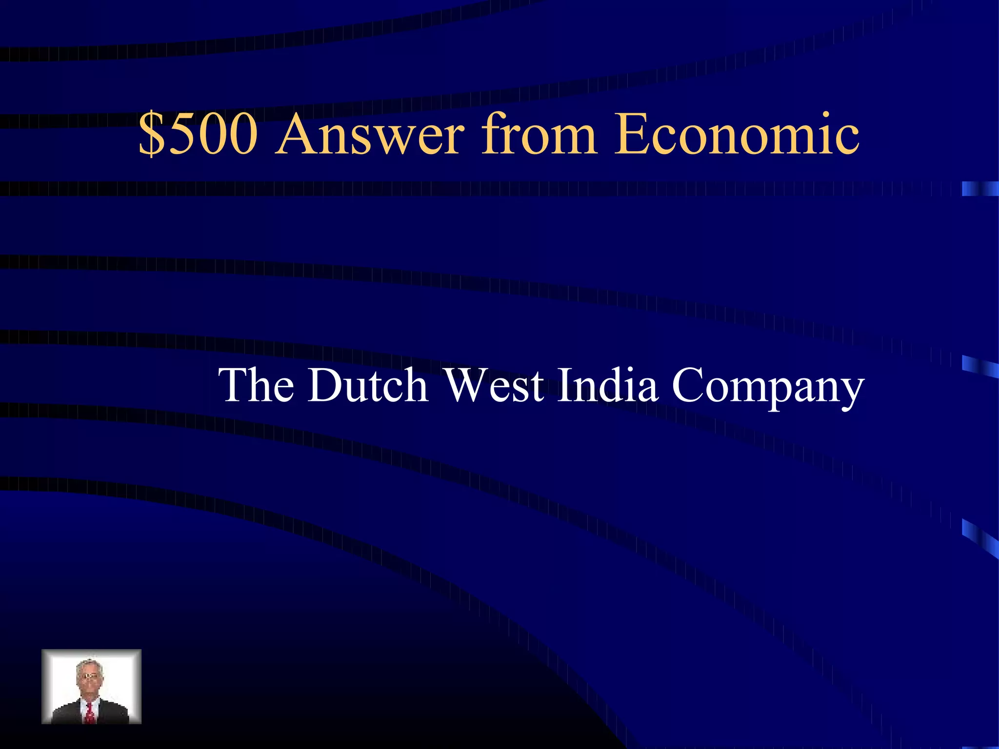 1. colonial history jeopardy | PPT