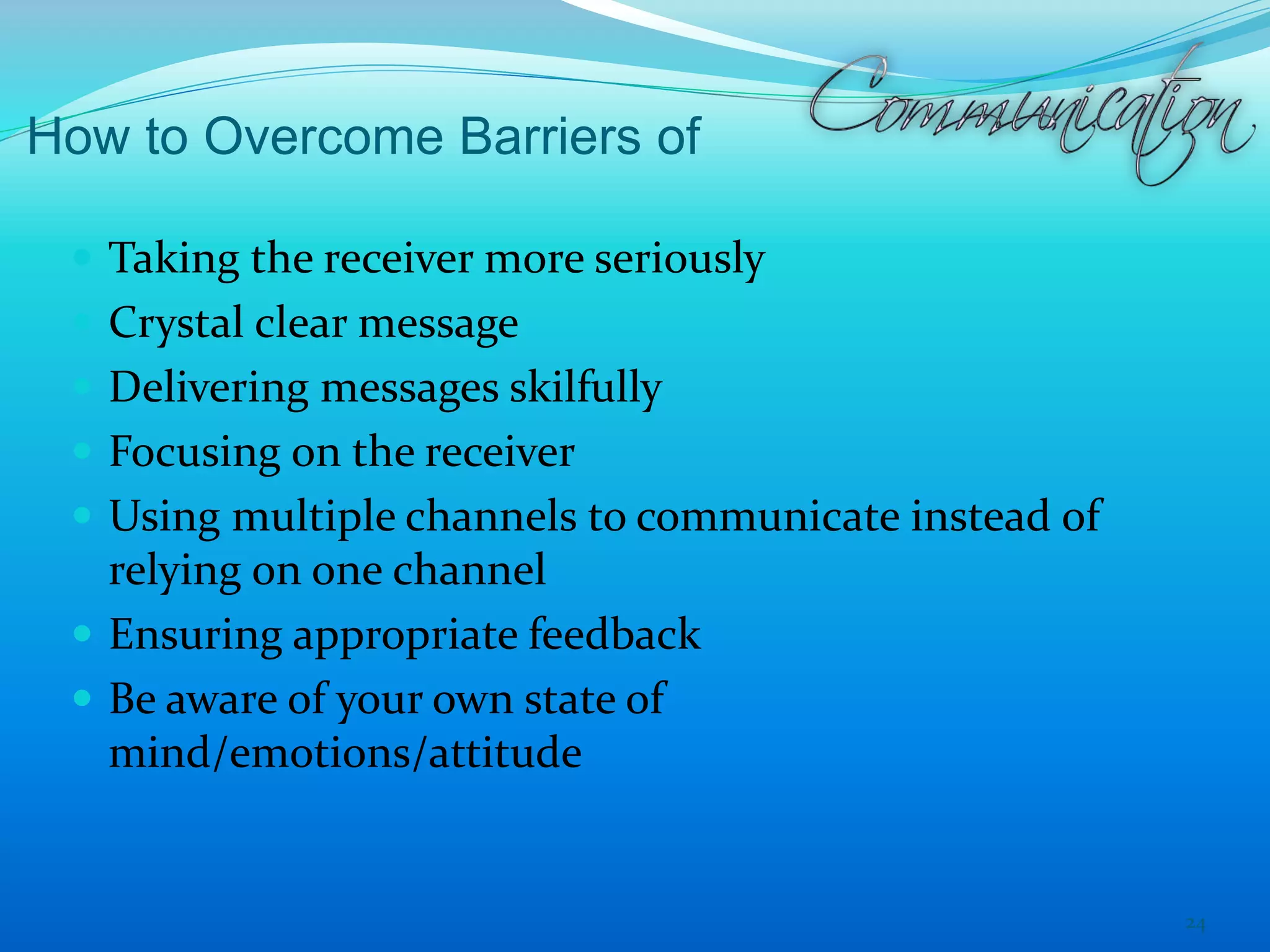 communication types , levels , barriers | PPTX