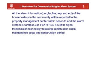 1 community burglar alarm system | PPT