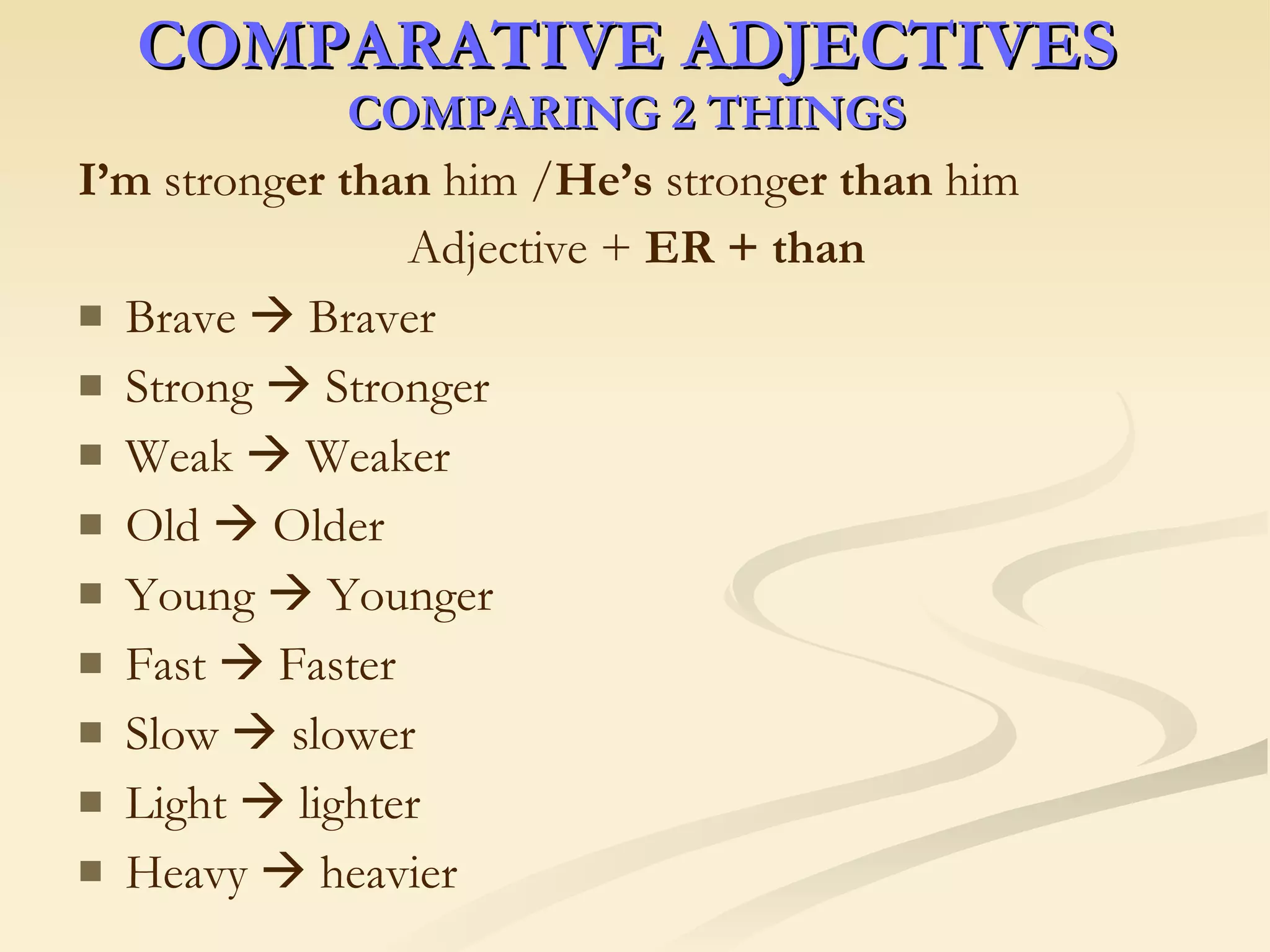 Comparatives & Superlatives adjectives | PPT