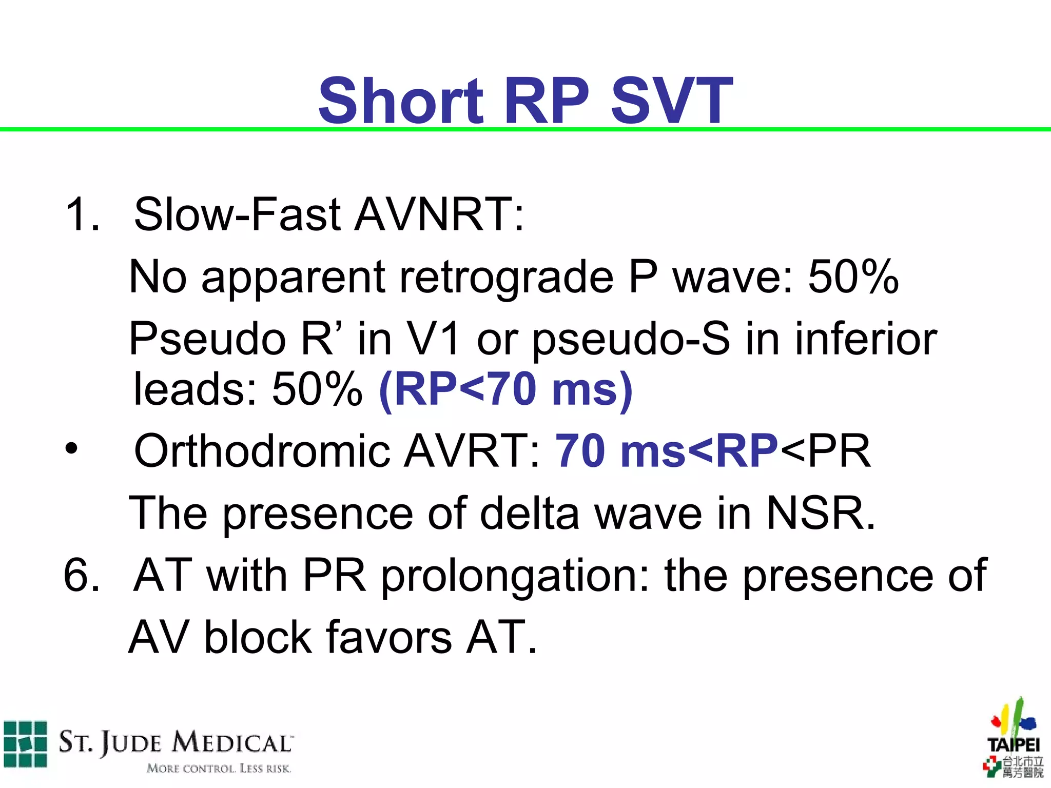 Complex svt with differentiation | PPT