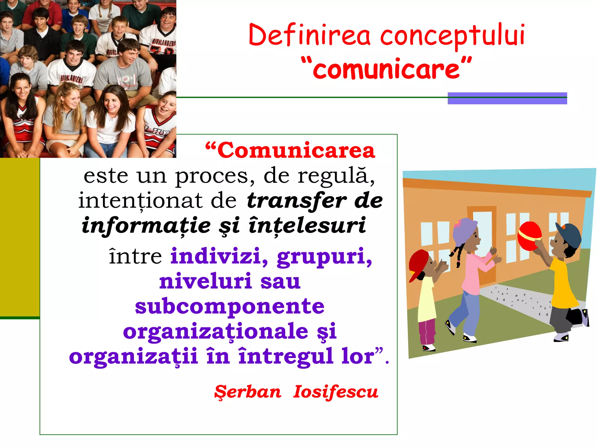 Comunicarea eficienta - Cadru conceptual | PPT