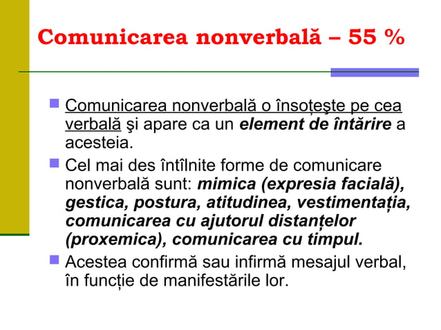 Comunicarea eficienta - Cadru conceptual | PPT