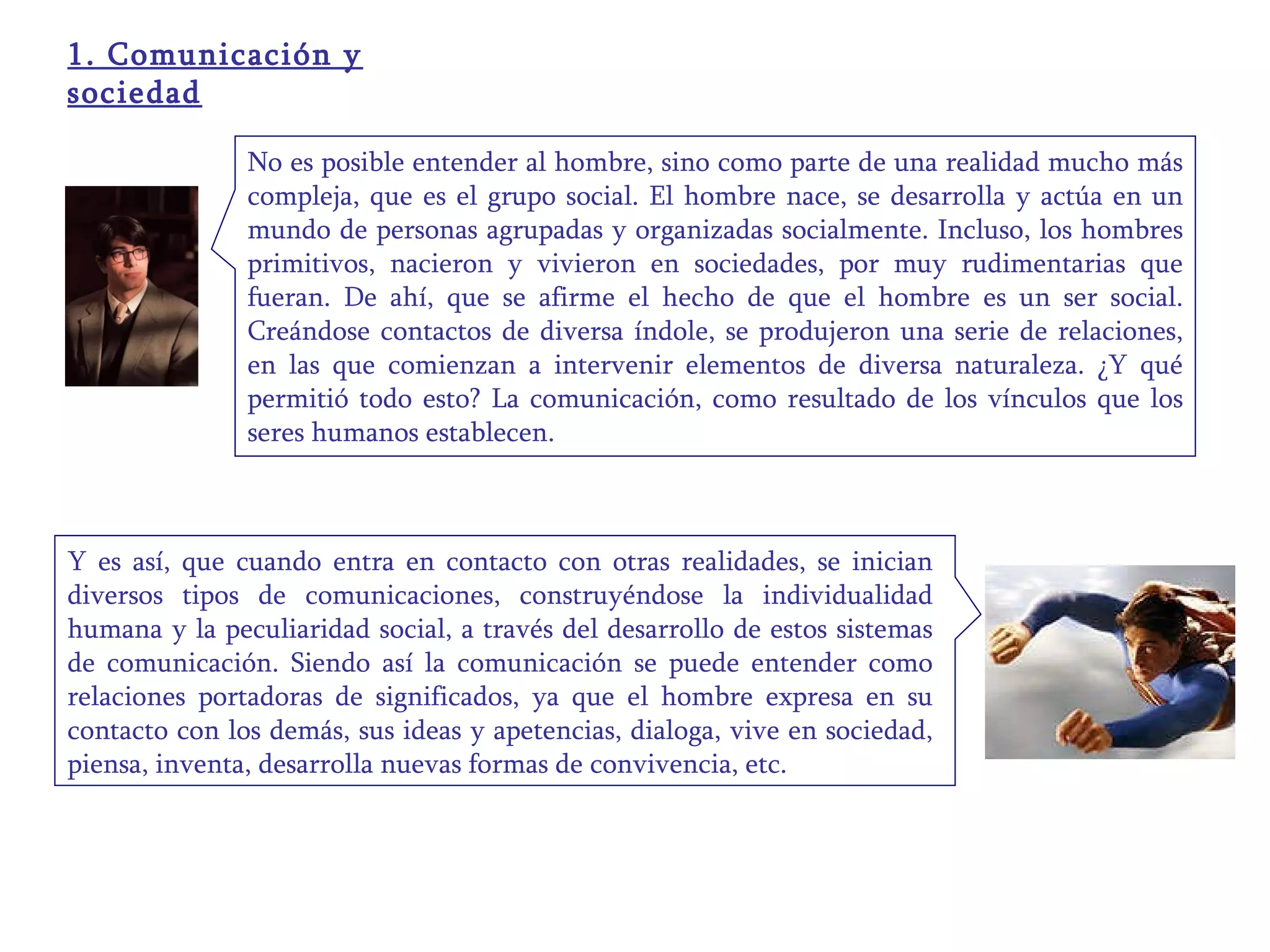 1. Comunicación y sociedad | PPT