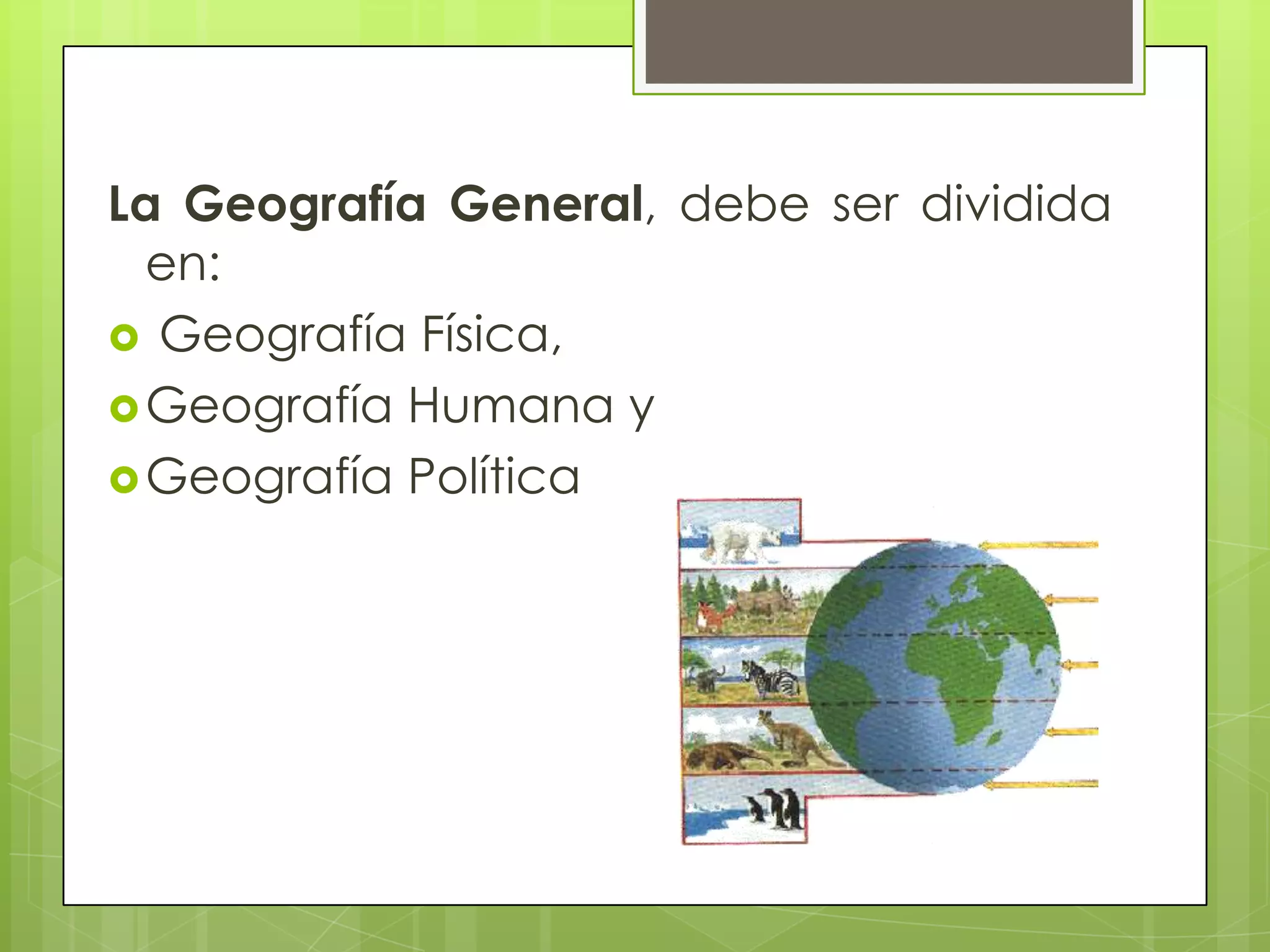 Conceptos básicos de geografía | PPT