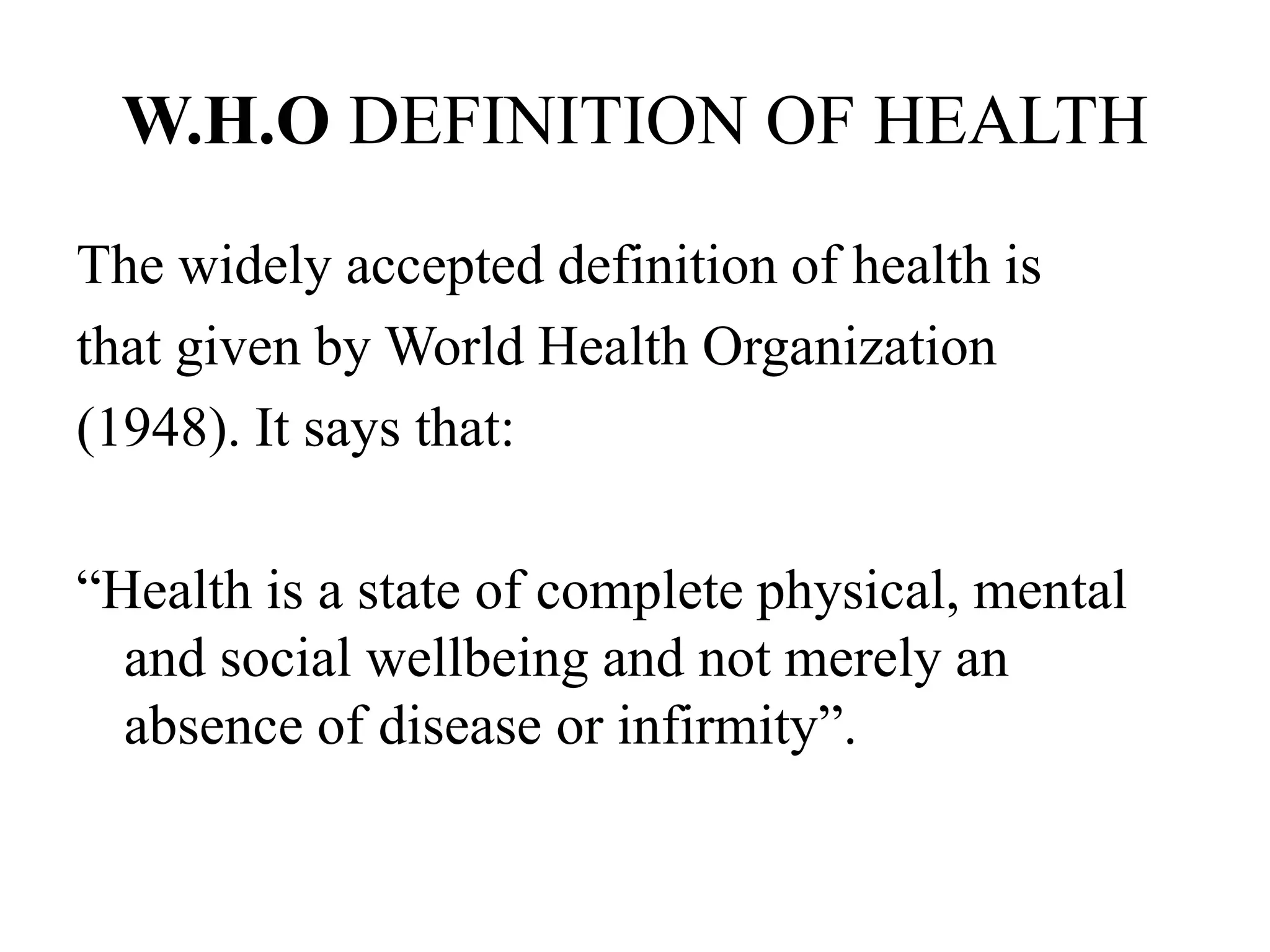 1 concepts of health & health care | PPTX