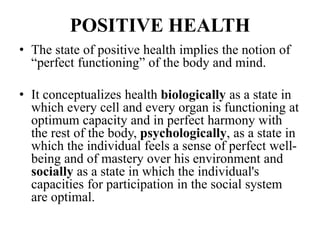 1 concepts of health & health care | PPTX