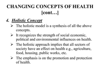 1 concepts of health & health care | PPTX
