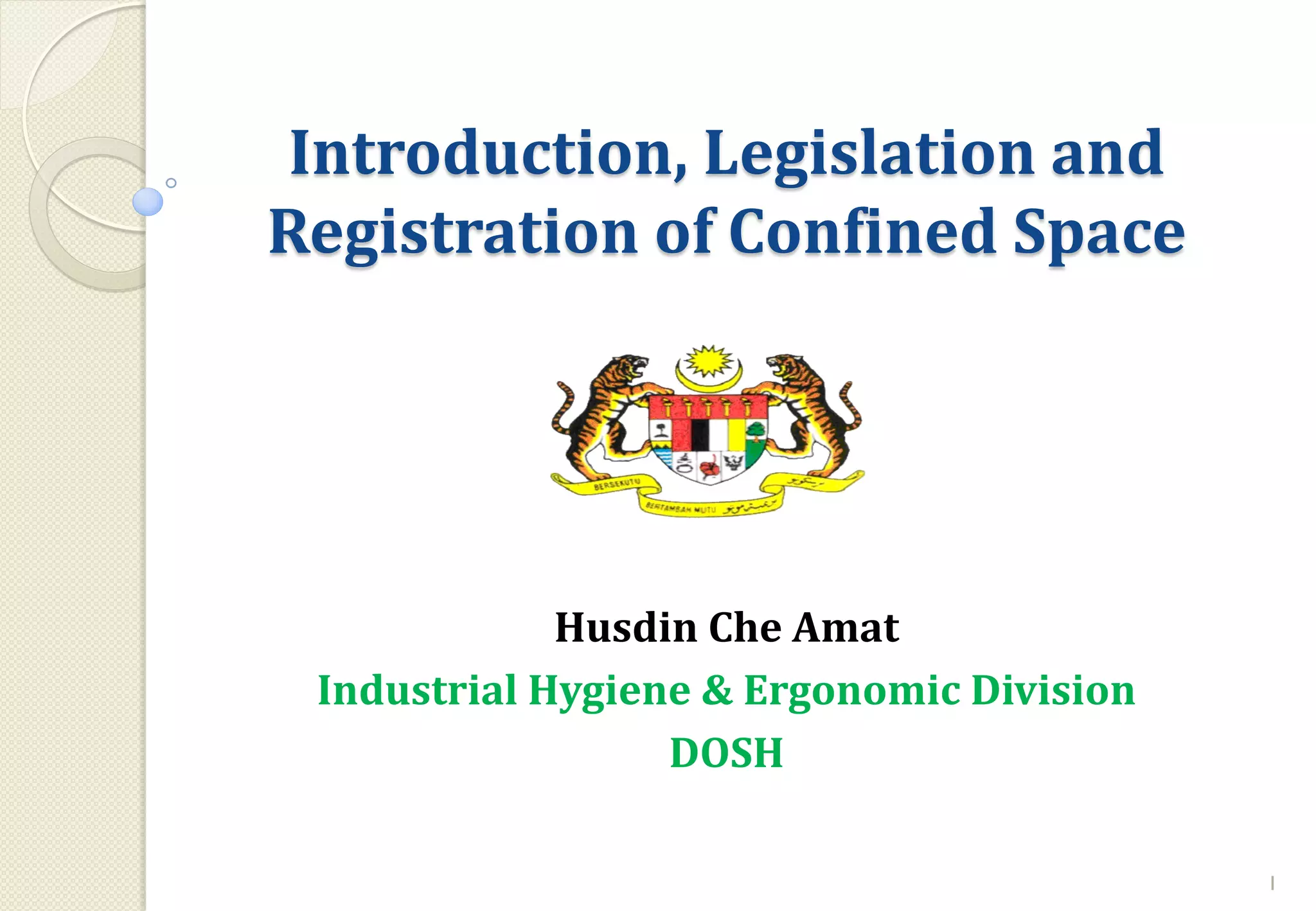 Seminar Cakna KKP - CONFINED SPACE To Make A Safe Space | PDF