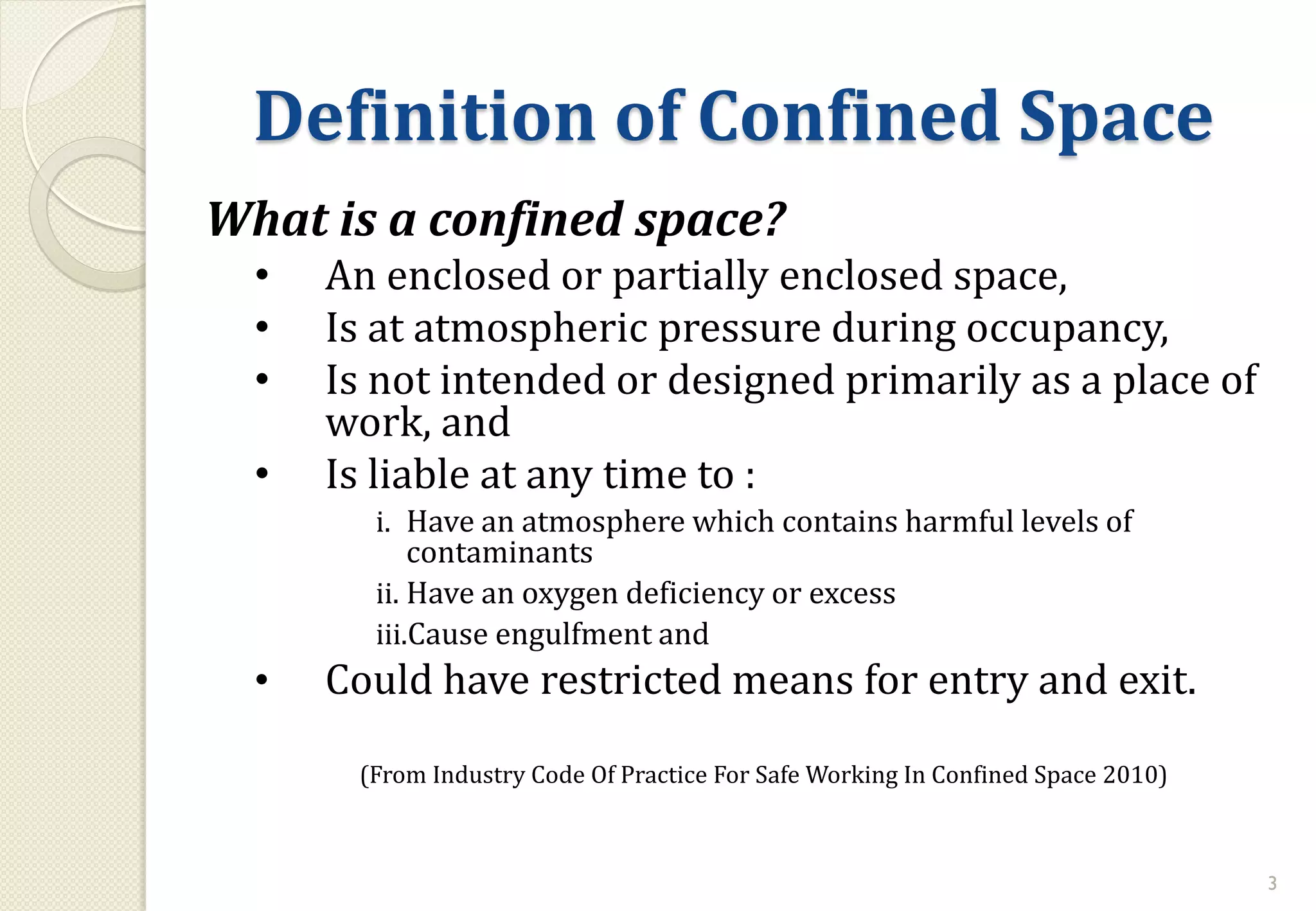 Seminar Cakna KKP - CONFINED SPACE To Make A Safe Space | PDF