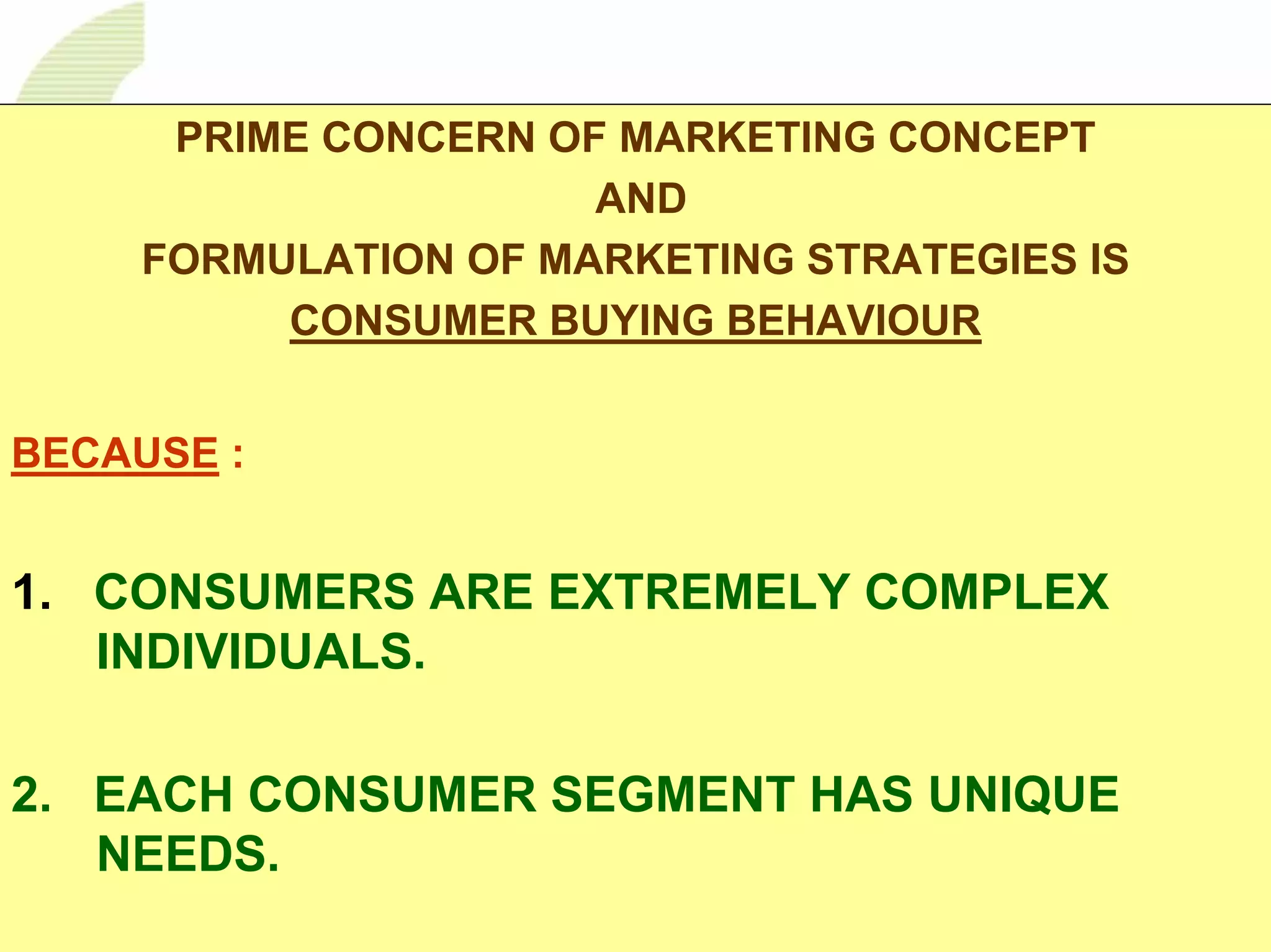 Consumer Buyer Behaviour: Nature and scope of consumer behavior | PDF ...